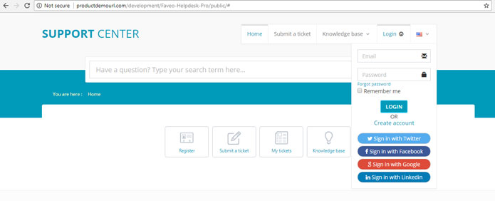 Faveo Social login with Linkedin · faveosuite/faveo-helpdesk Wiki · GitHub
